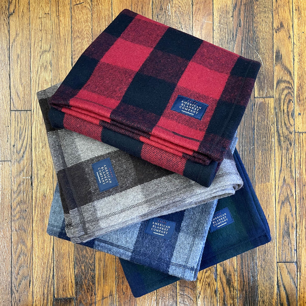 Plaid Wool Throw Blanket for Cozy Elegance | Shop Now
